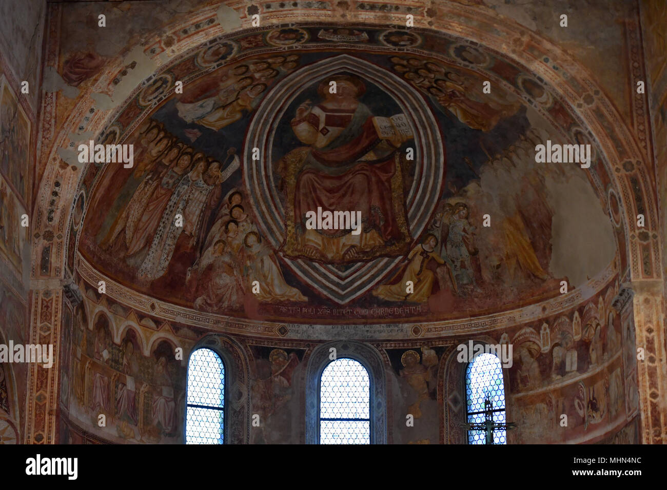 POMPOSA, ITALY - OCTOBER 9 2016 - Pomposa abbey is Benedictine ...