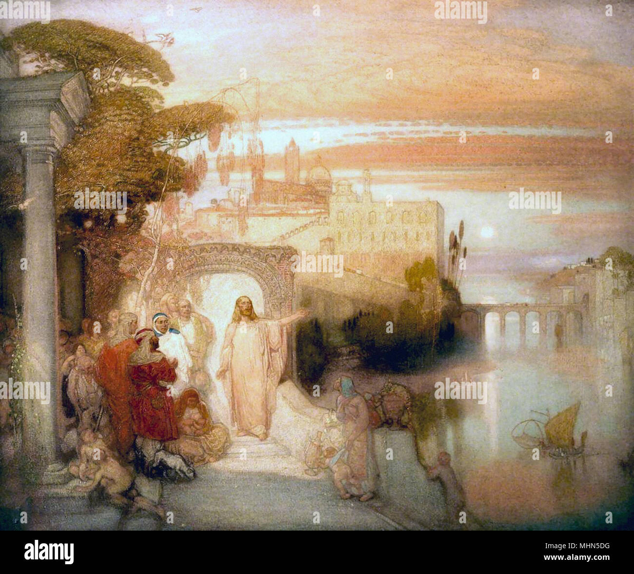 Shackleton William - Christ at Jerusalem Stock Photo - Alamy