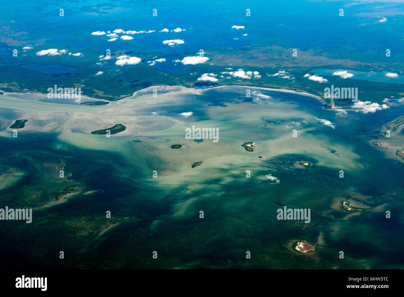 Everglades city aerial view hi-res stock photography and images - Alamy