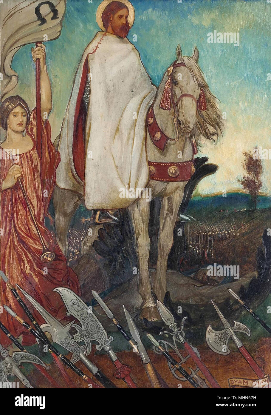 Shaw John Liston Byam - the Victory of Christ Stock Photo - Alamy