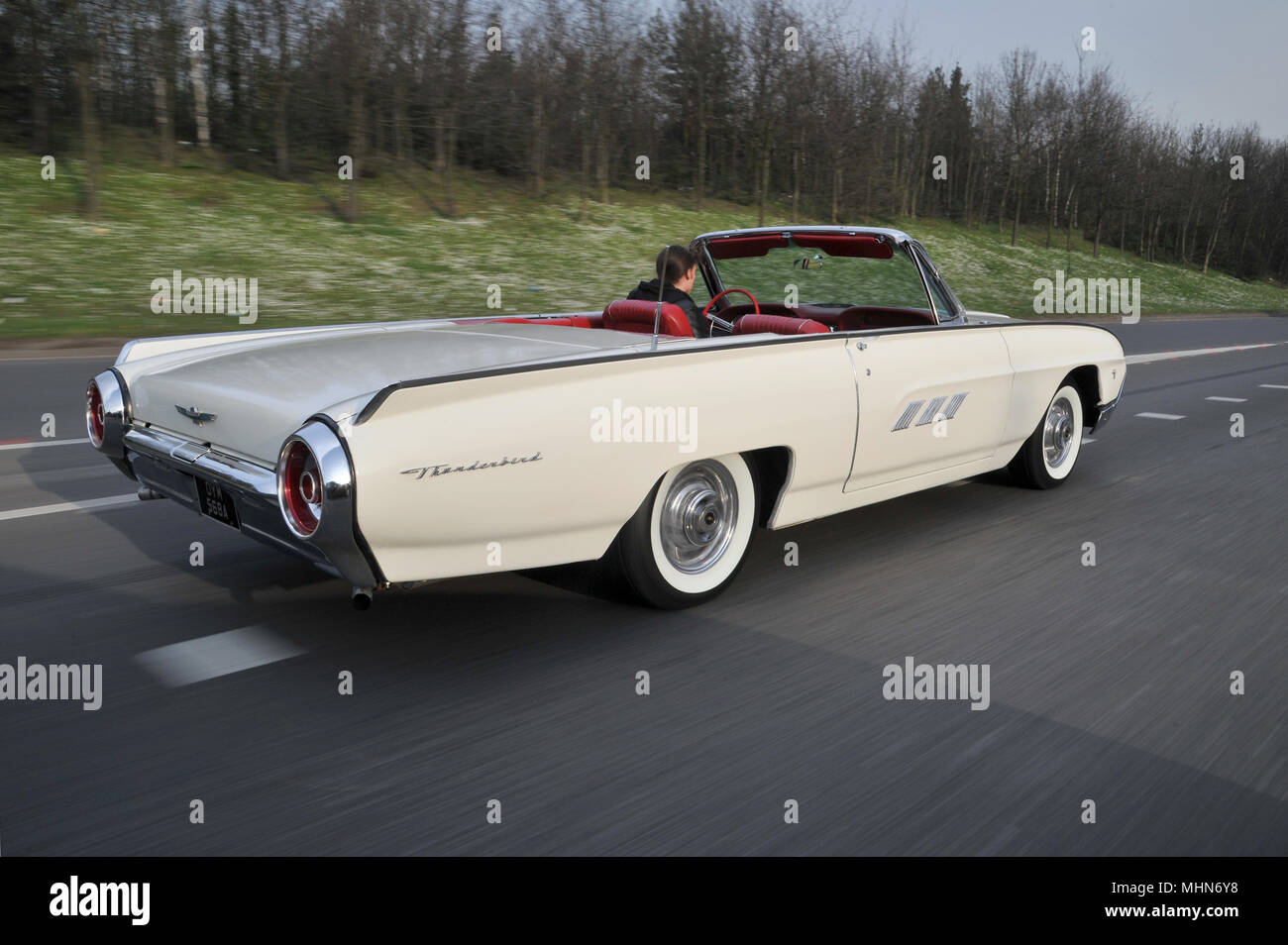 1963 Ford Thunderbird convertible classic American car Stock Photo - Alamy