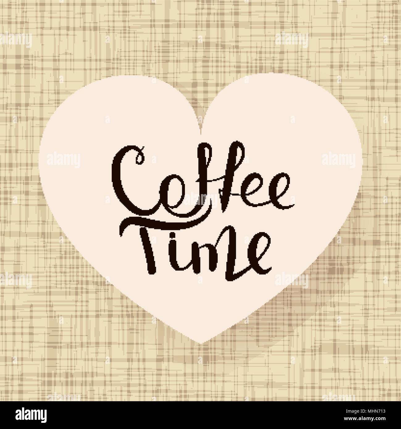 Calligraphy coffee time Stock Vector Image & Art - Alamy