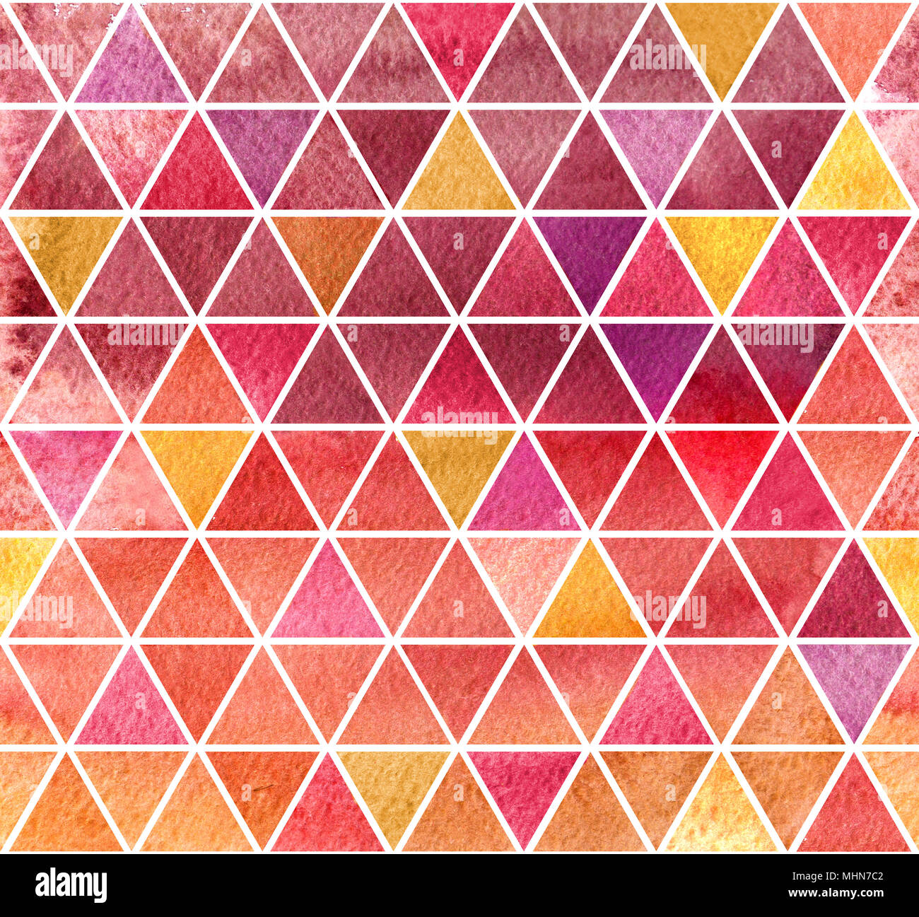 Watercolor background. 2d hand drawn seamless pattern with colorful ...