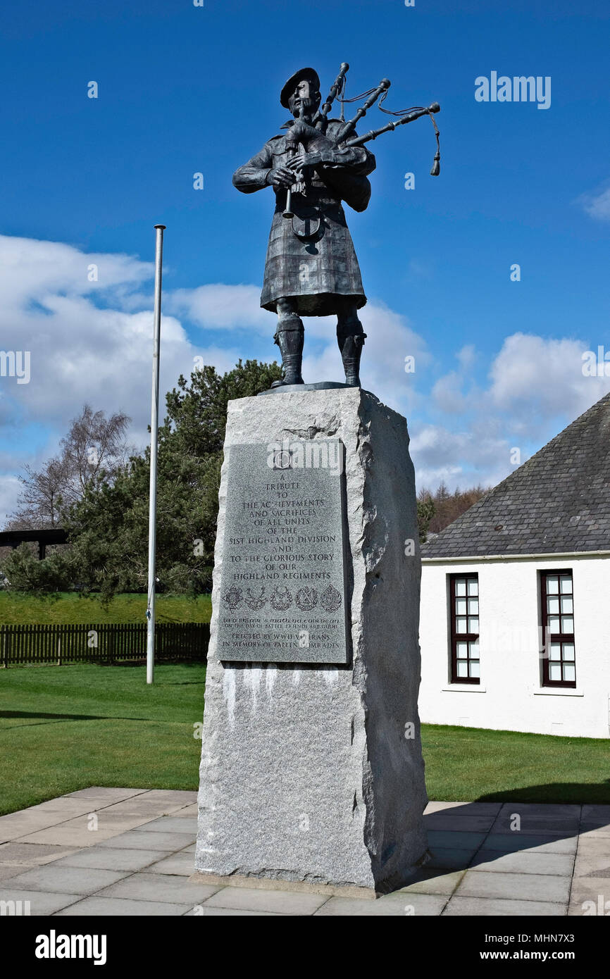 Tribute of the lone piper to the 51st Highland Division & Highland ...