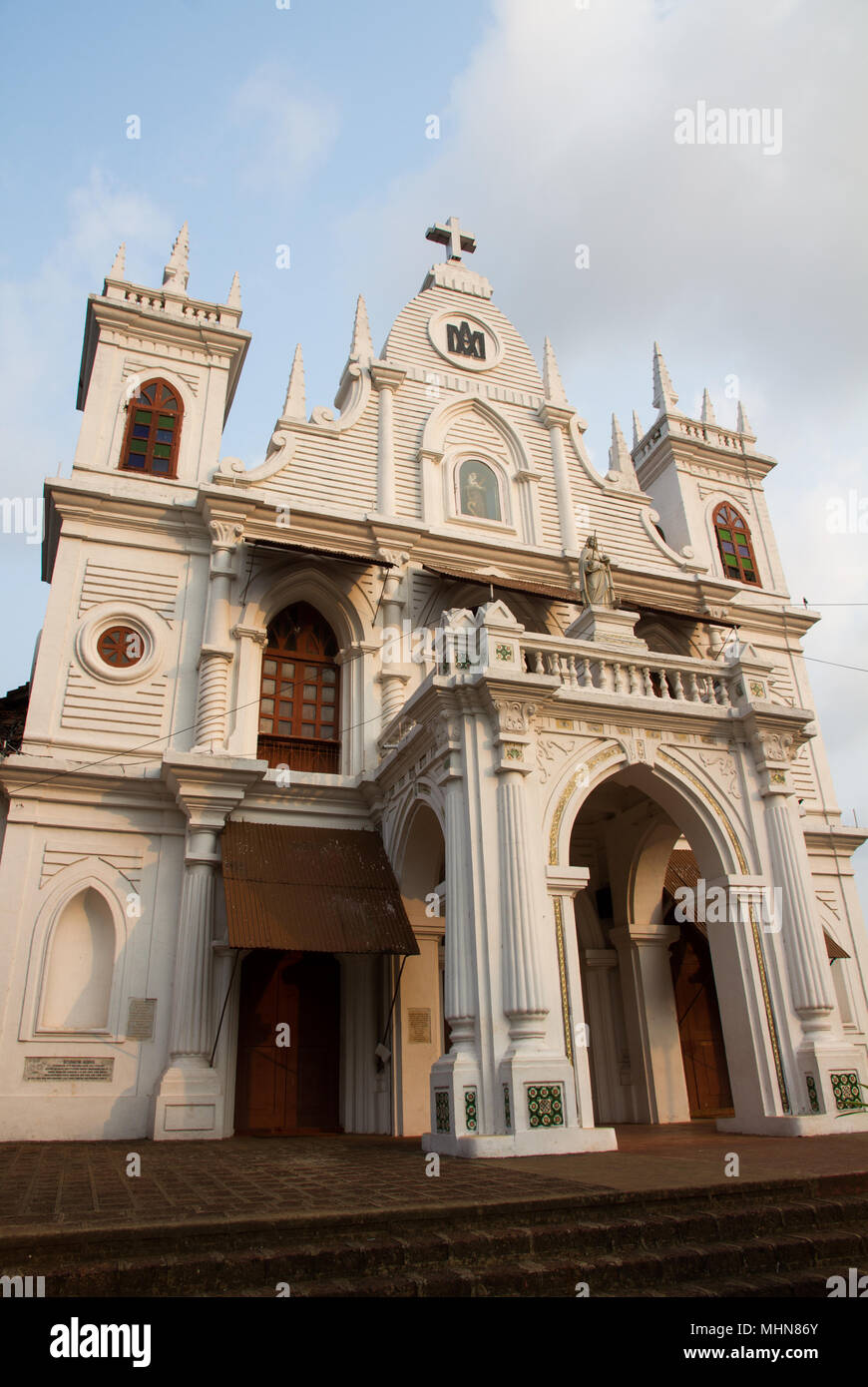 Siolim, Goa, India; St. Anthony's Church Stock Photo - Alamy