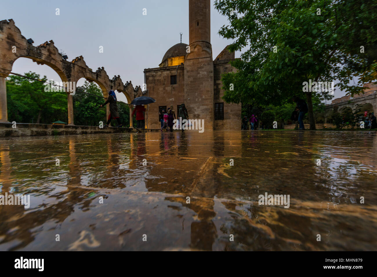 Halil-ür Rahman Mosque and Balıklı Lake. The three great religions are ...