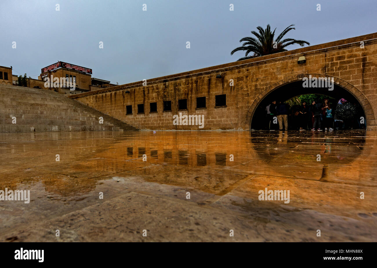 Halil-ür Rahman Mosque and Balıklı Lake. The three great religions are ...