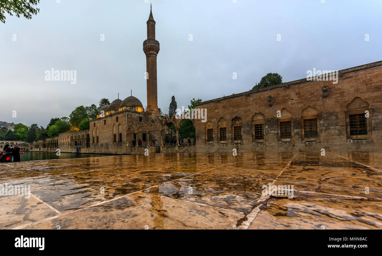 Halil-ür Rahman Mosque and Balıklı Lake. The three great religions are ...