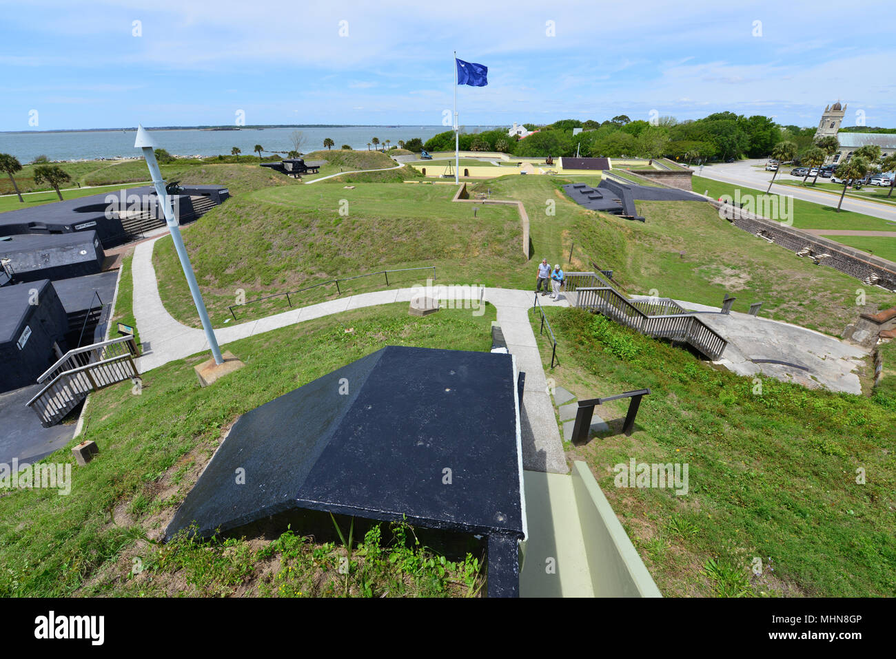 Fort Moultrie an American Fortress that was used from 1776 to 1947 ...