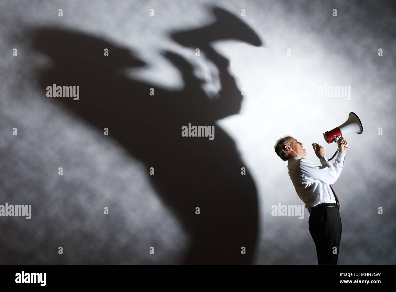 Large megaphone hi-res stock photography and images - Alamy