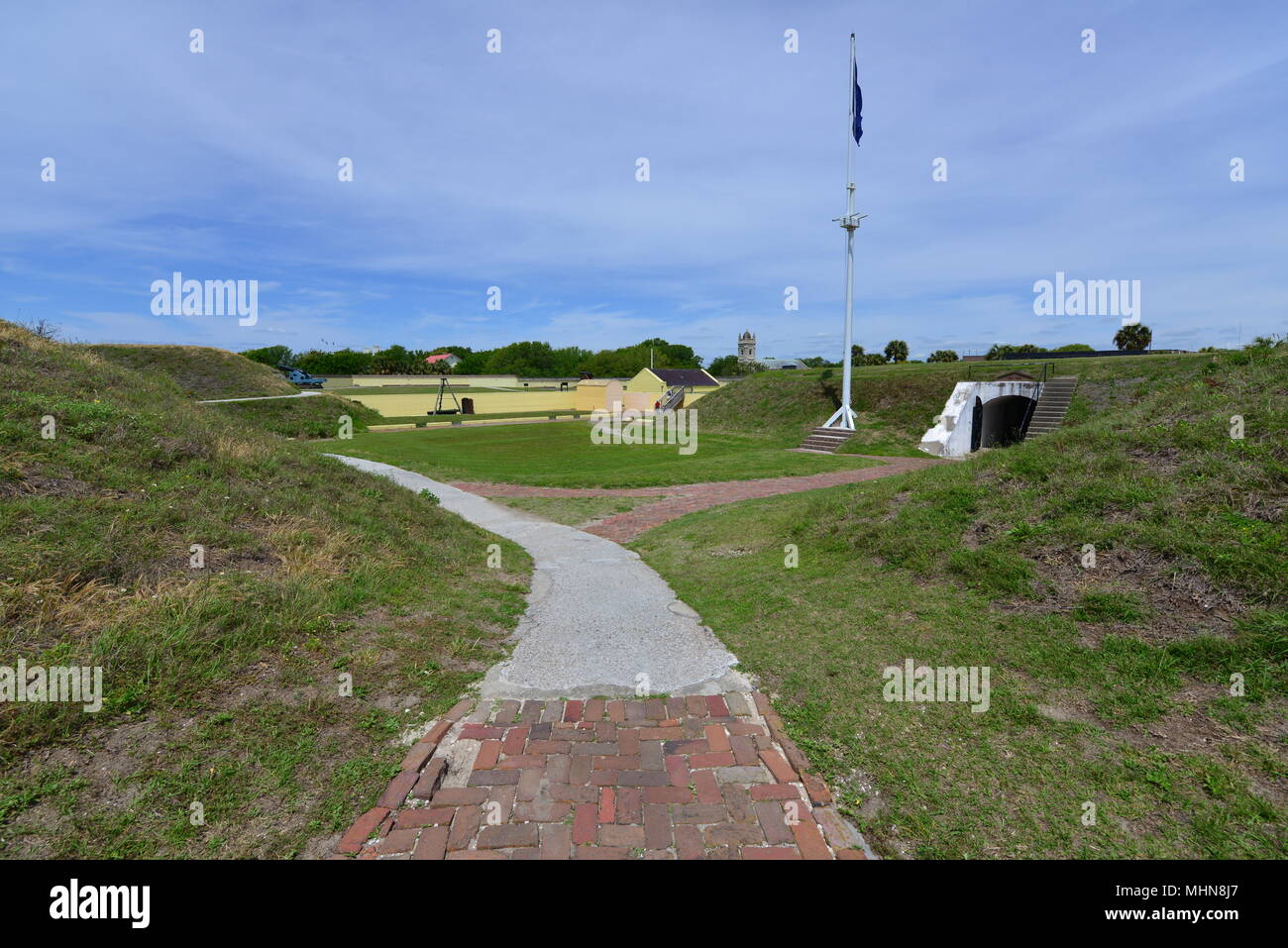 Fort Moultrie an American Fortress that was used from 1776 to 1947 ...