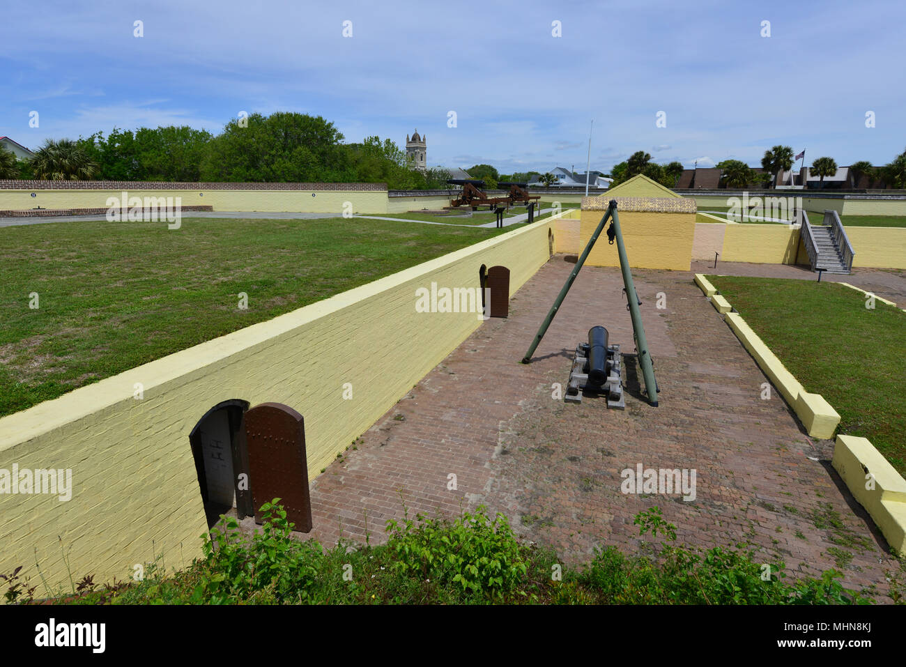 Fort Moultrie an American Fortress that was used from 1776 to 1947 ...