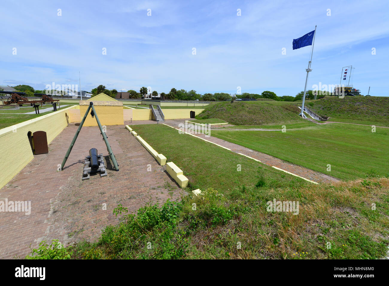 Fort Moultrie an American Fortress that was used from 1776 to 1947 ...