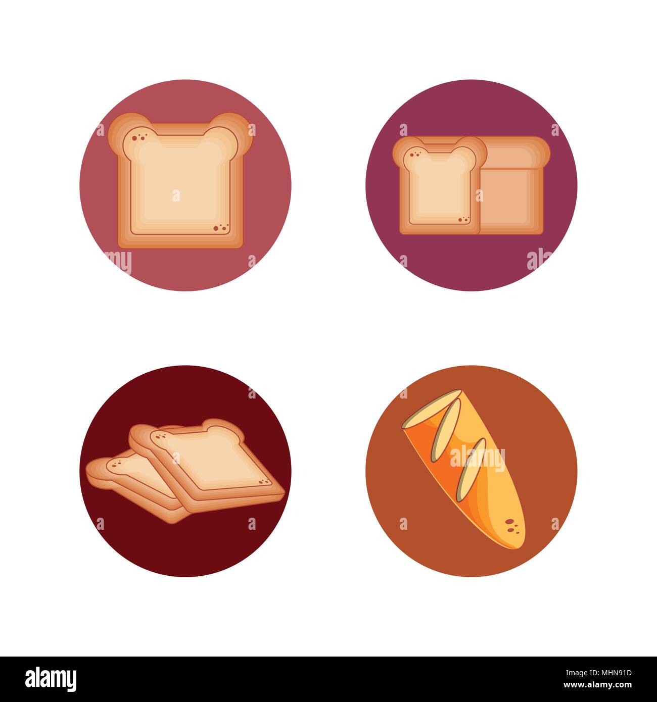 whole grains products food vector illustration design Stock Vector ...