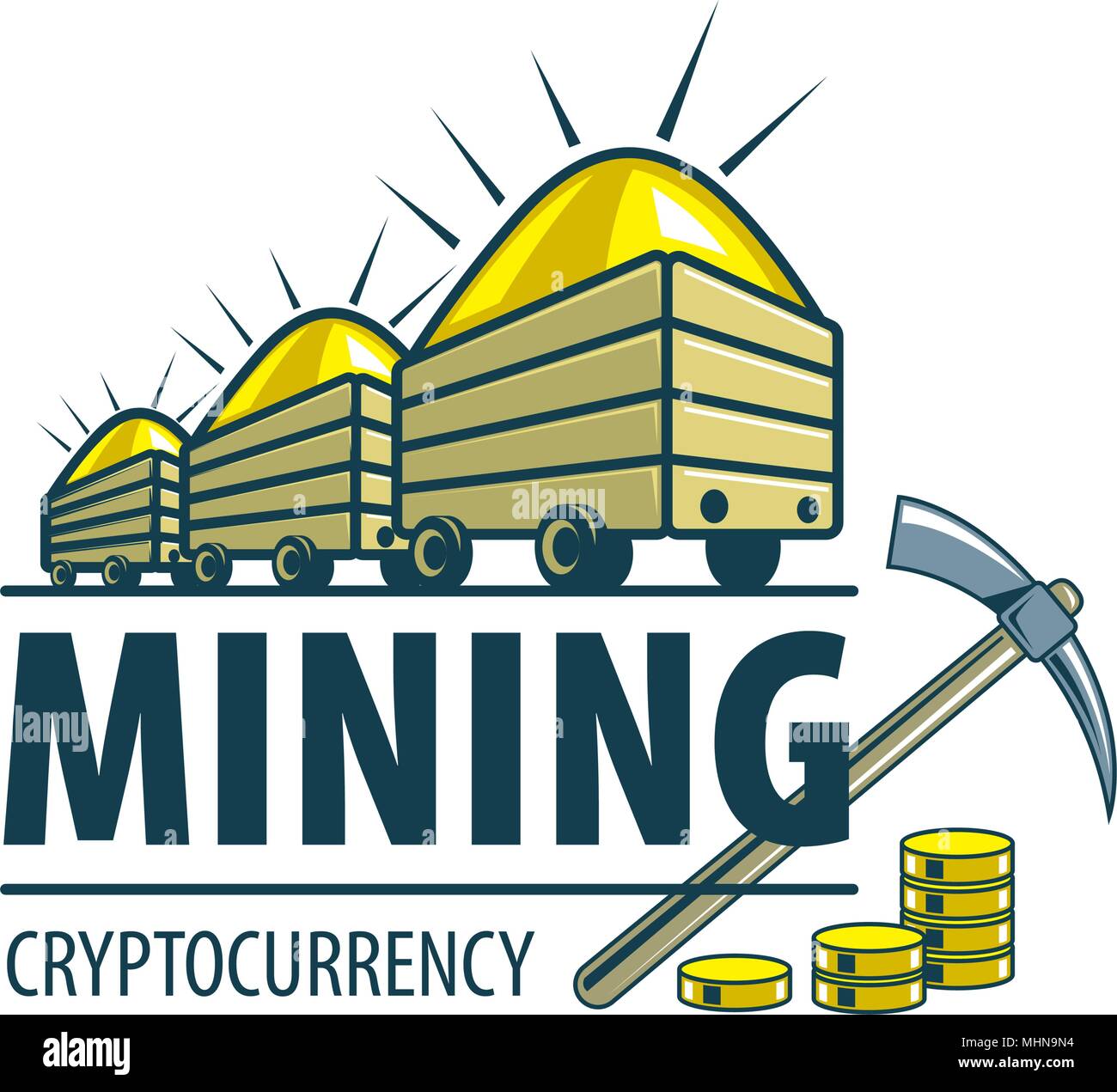Digital currency mining Stock Vector Image & Art - Alamy