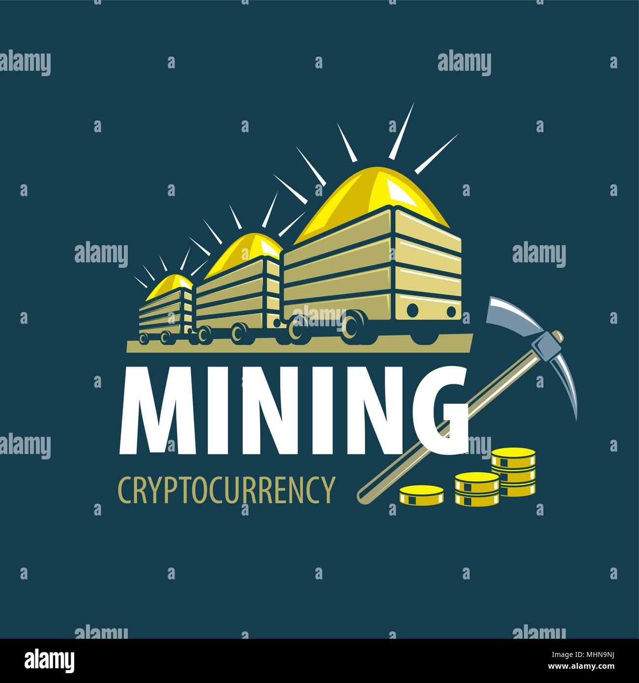 Digital currency mining Stock Vector Image & Art - Alamy