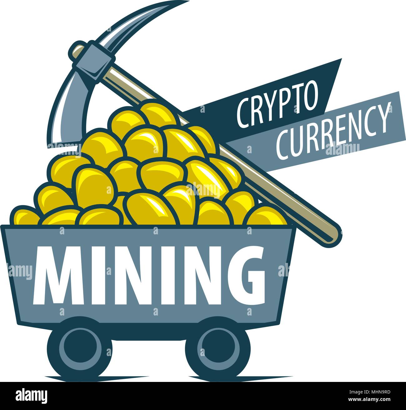 Digital currency mining Stock Vector Image & Art - Alamy