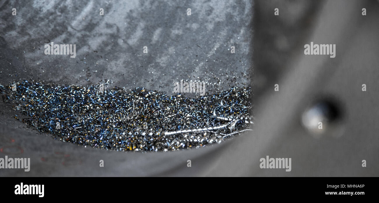 metal chip indutry steel Stock Photo - Alamy