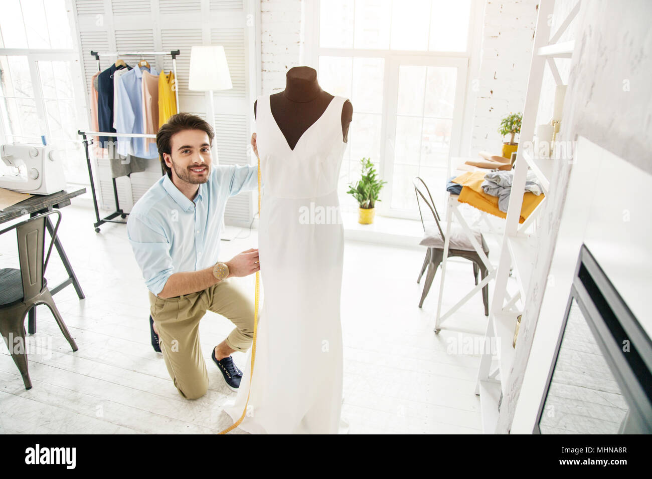 Male fashion designer working sketches hi-res stock photography and ...
