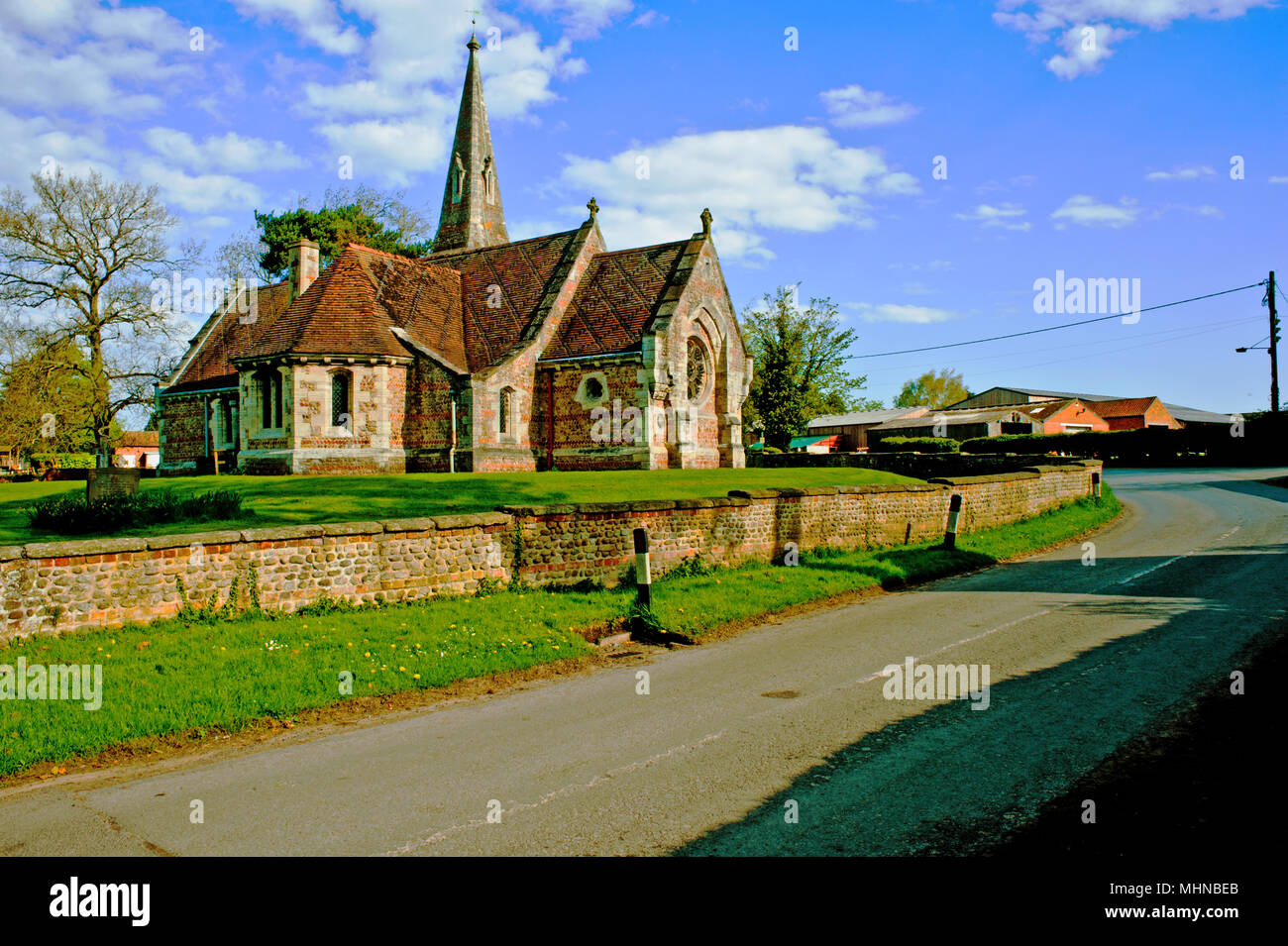 St Stephens Church, Aldwark, North Yorkshire Stock Photo - Alamy