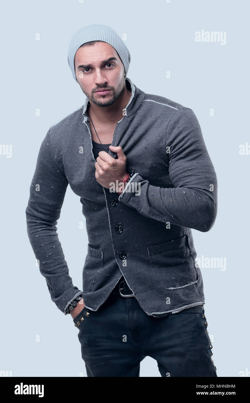 portrait of stylish young men Stock Photo - Alamy