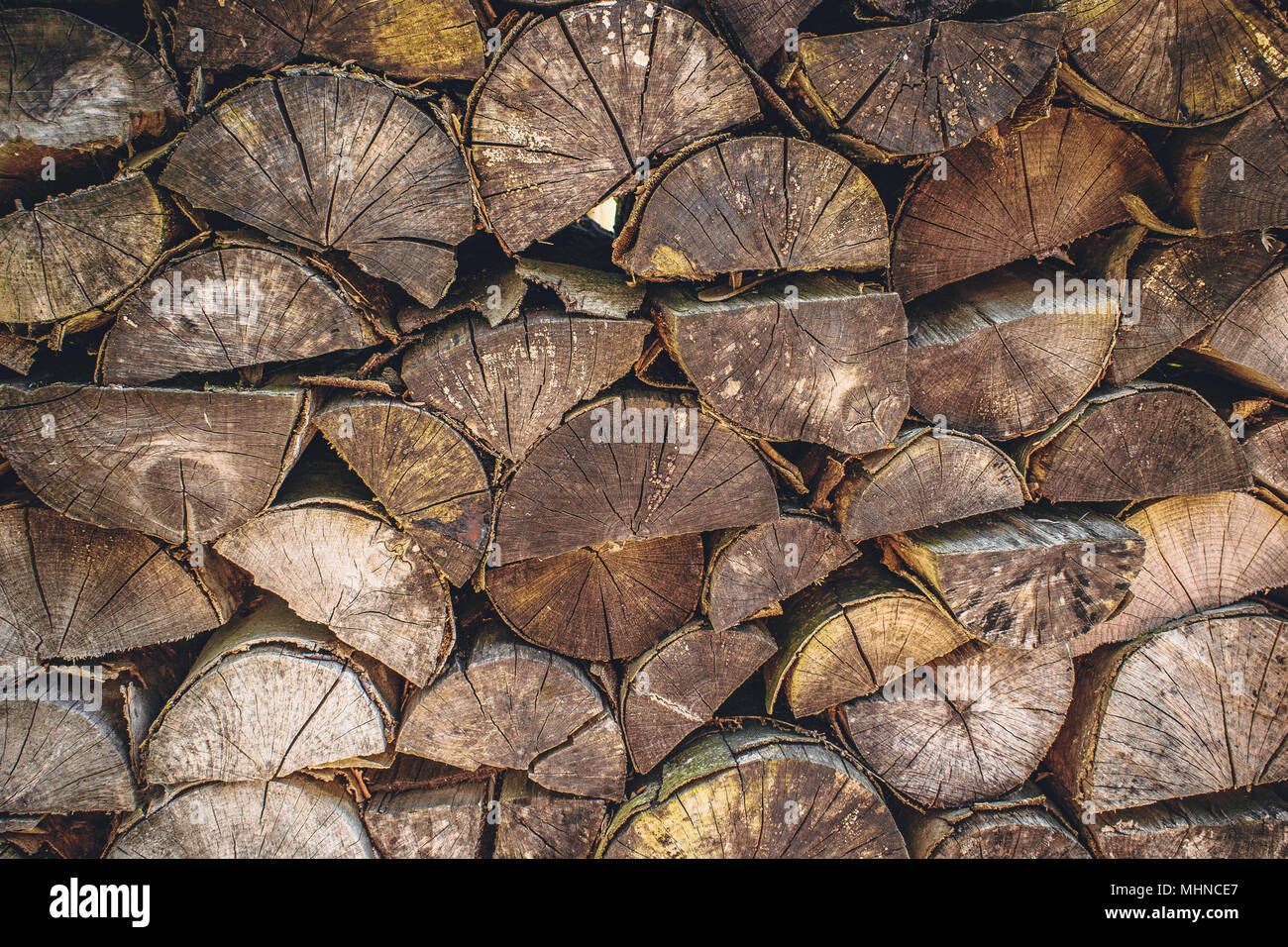 Firewood texture background Stock Photo - Alamy