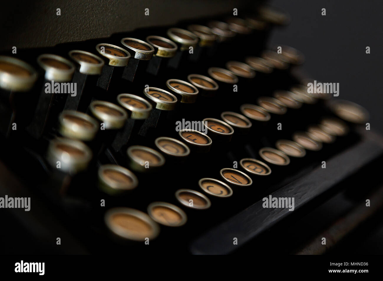 Old typewriter. Vintage Stock Photo - Alamy