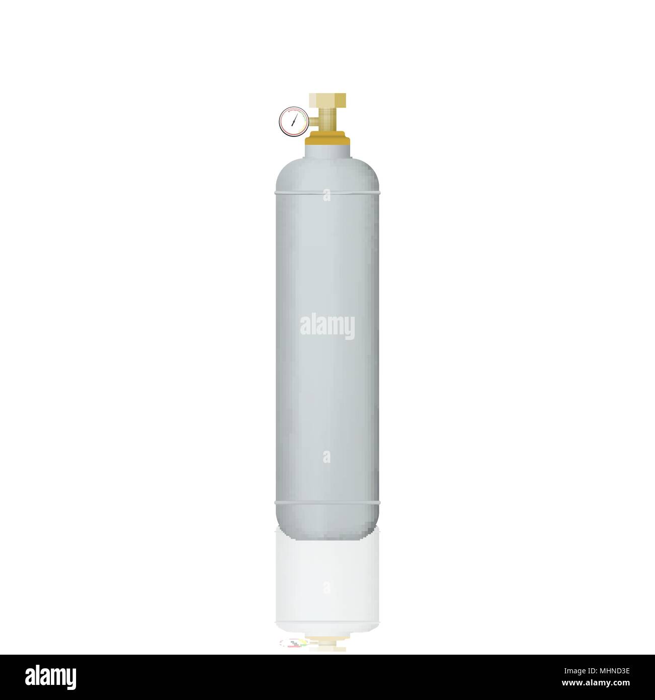 Compressed gas bottle cylinders Stock Vector Images - Alamy