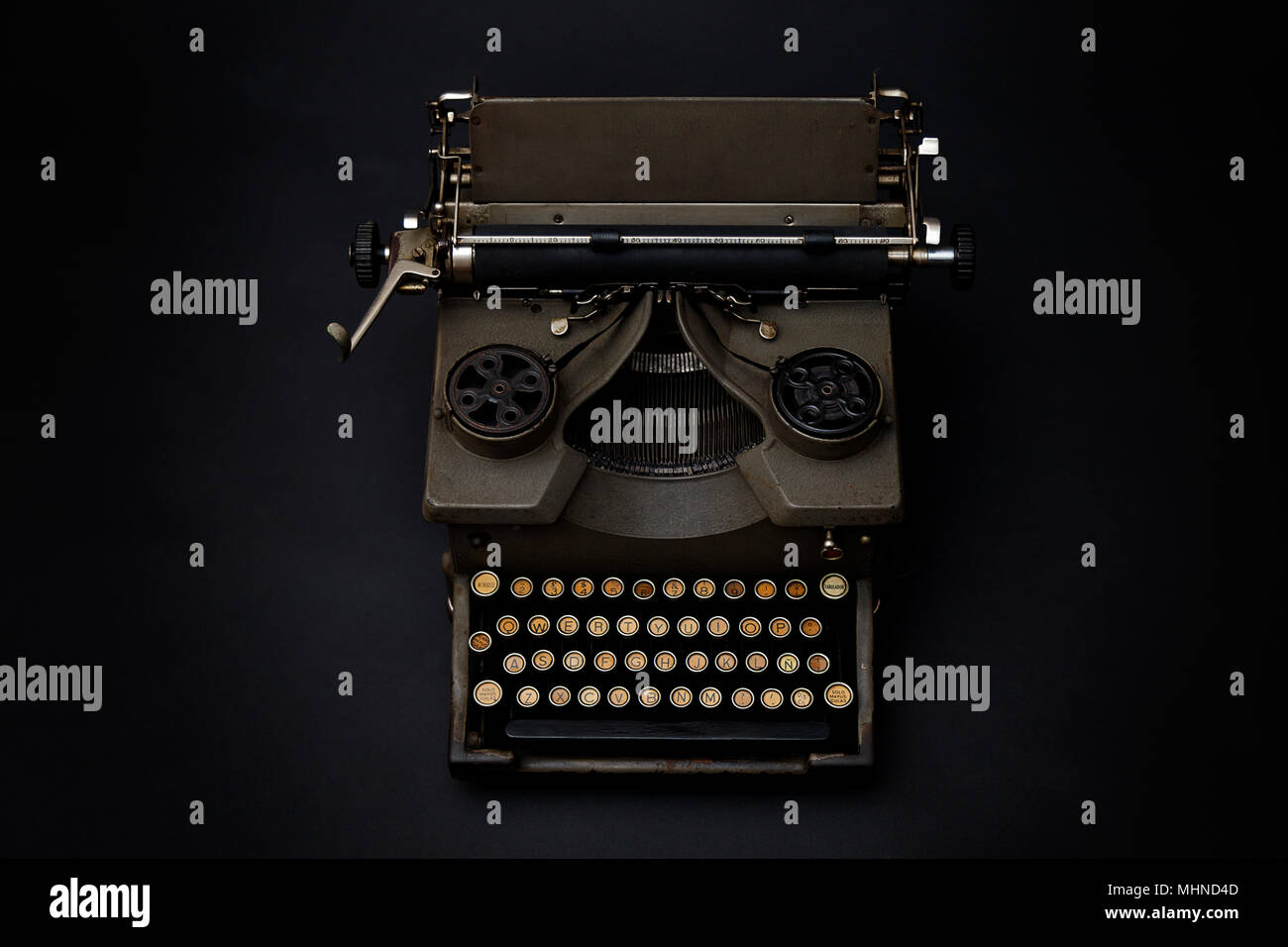 Old typewriter. Vintage Stock Photo - Alamy