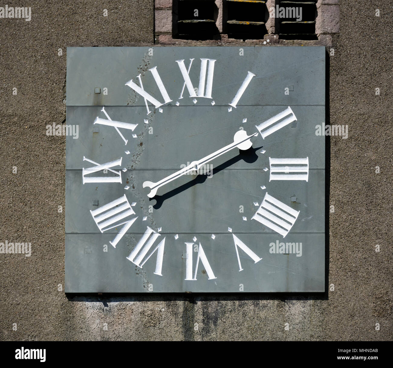 One-handed clock with Roman numerals. Parish Church of Saint Kentigern ...