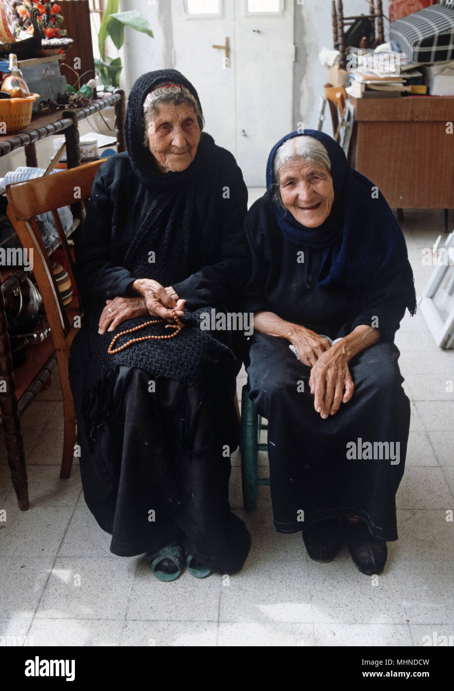 Palestinian old women, West Bank, East Jerusalem, Israeli - Palestinian ...