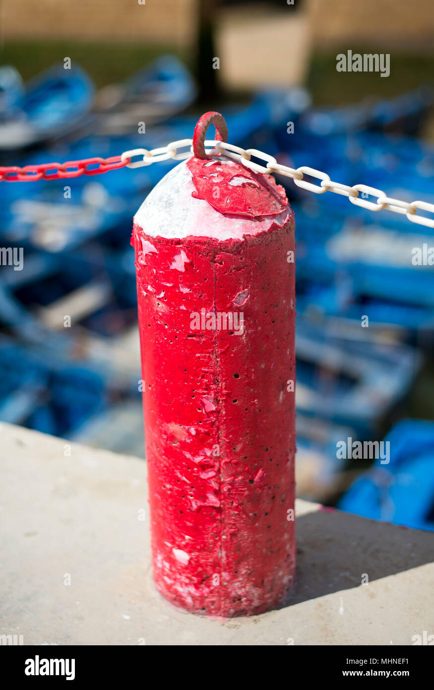 Saftey bollard hi-res stock photography and images - Alamy