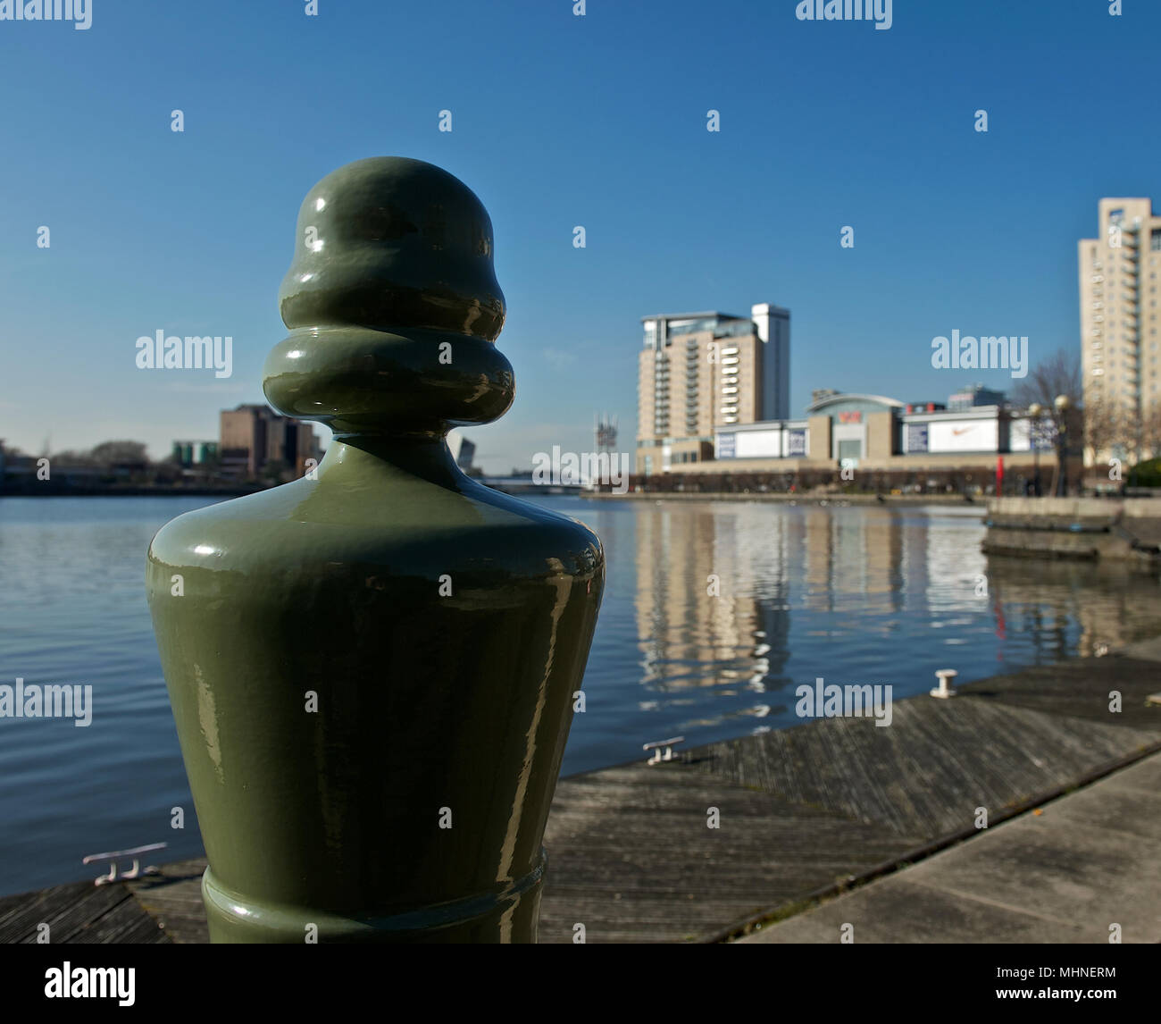 Factory Girls - Unlocking Salford Quays Stock Photo - Alamy