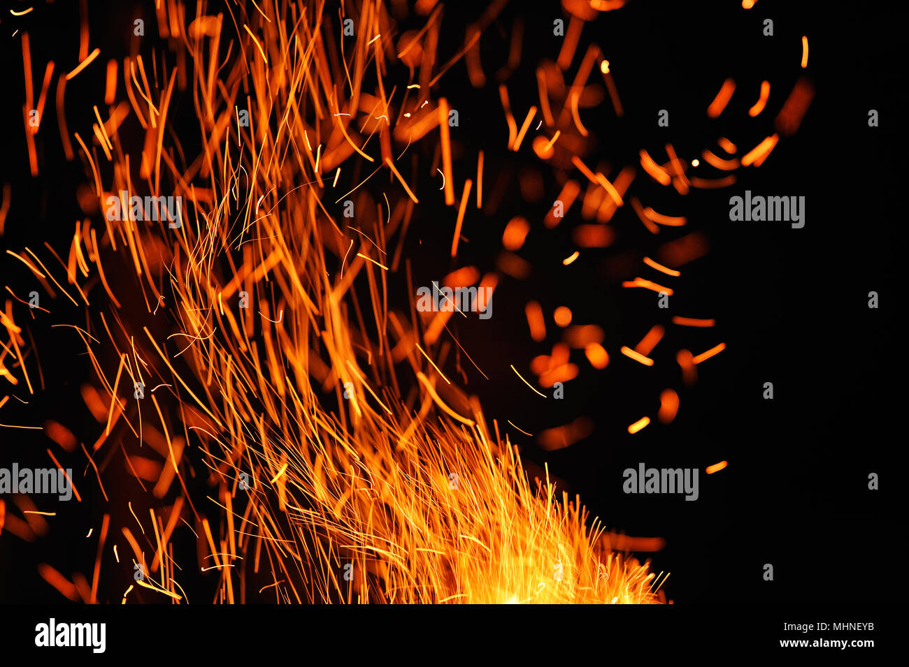 Fiery sparks hi-res stock photography and images - Alamy
