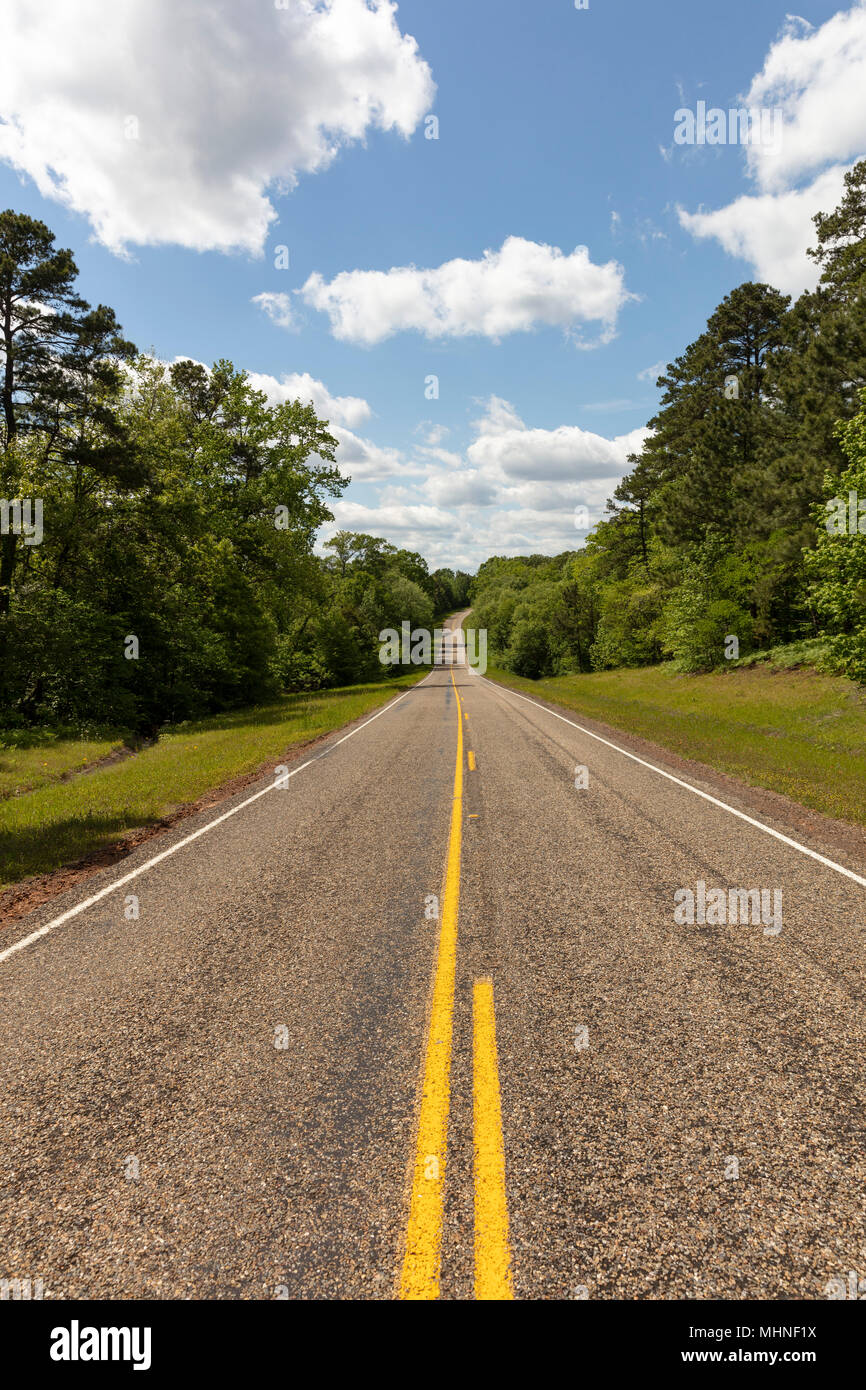 Texas Country Highway Road Backroads Stock Photo - Alamy