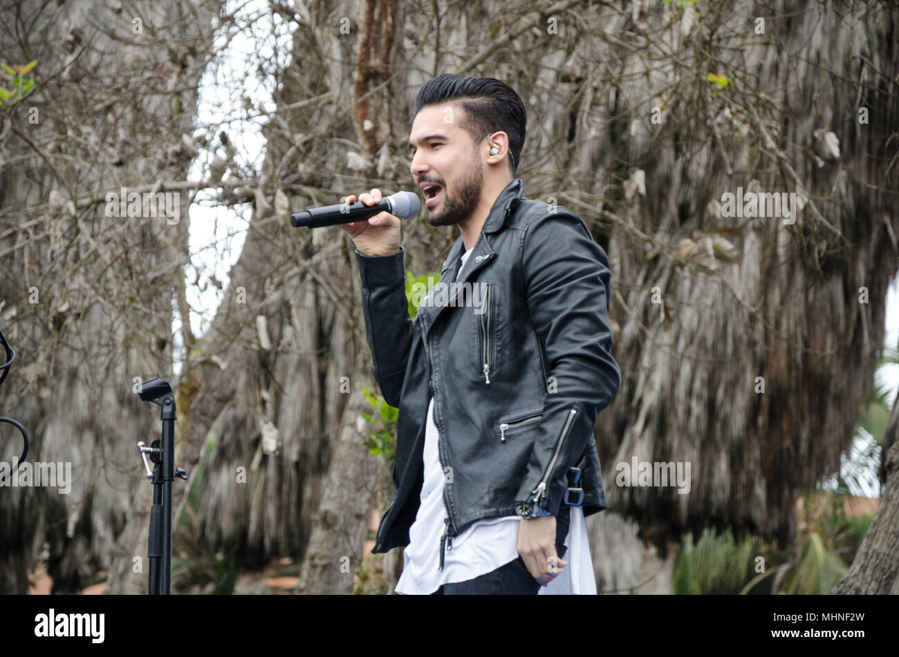 Lima, Peru - AUGUST 18th 2017: Entel Festival . Peruvian singer Ezio ...