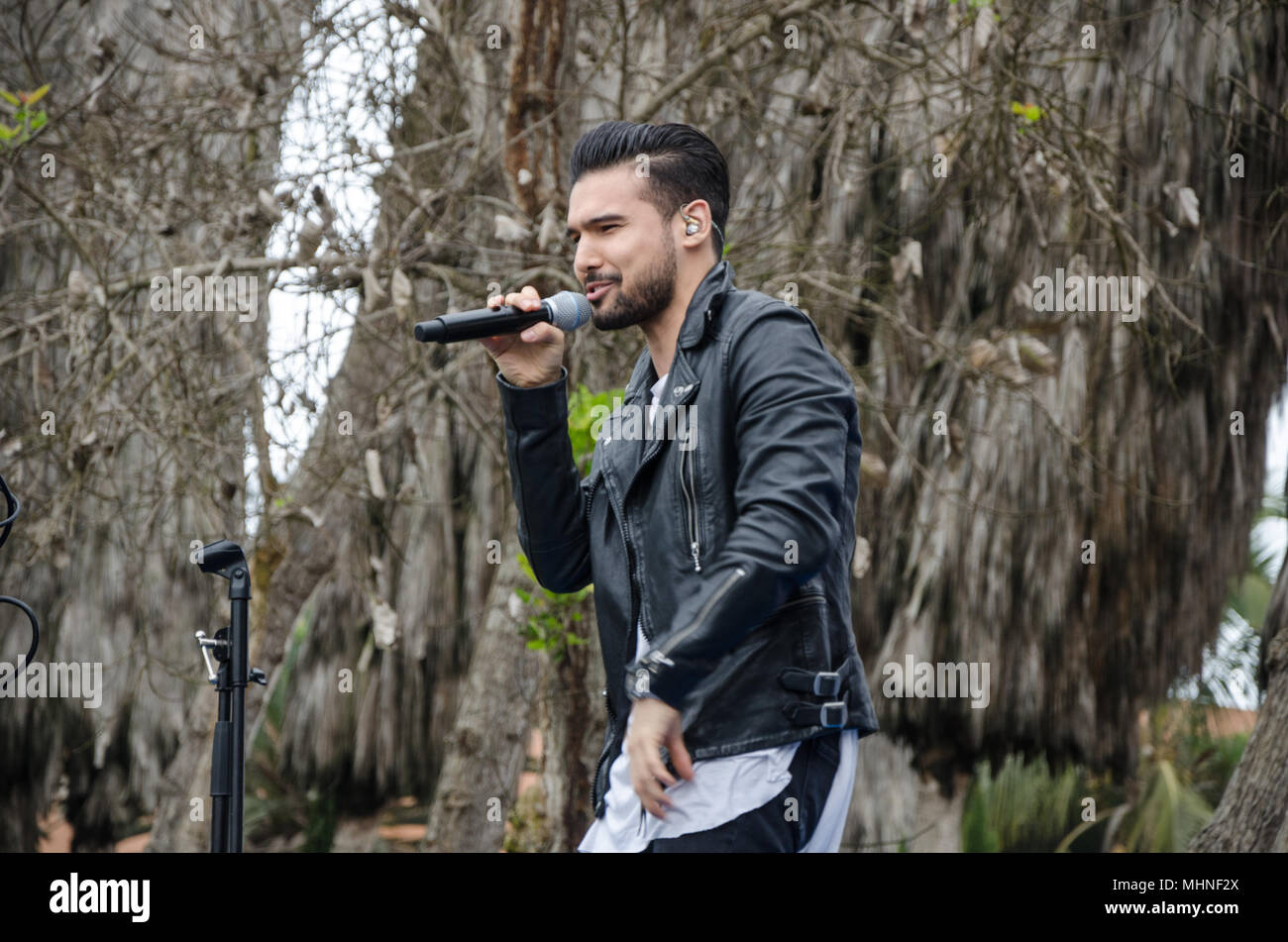 Lima, Peru - AUGUST 18th 2017: Entel Festival . Peruvian singer Ezio ...