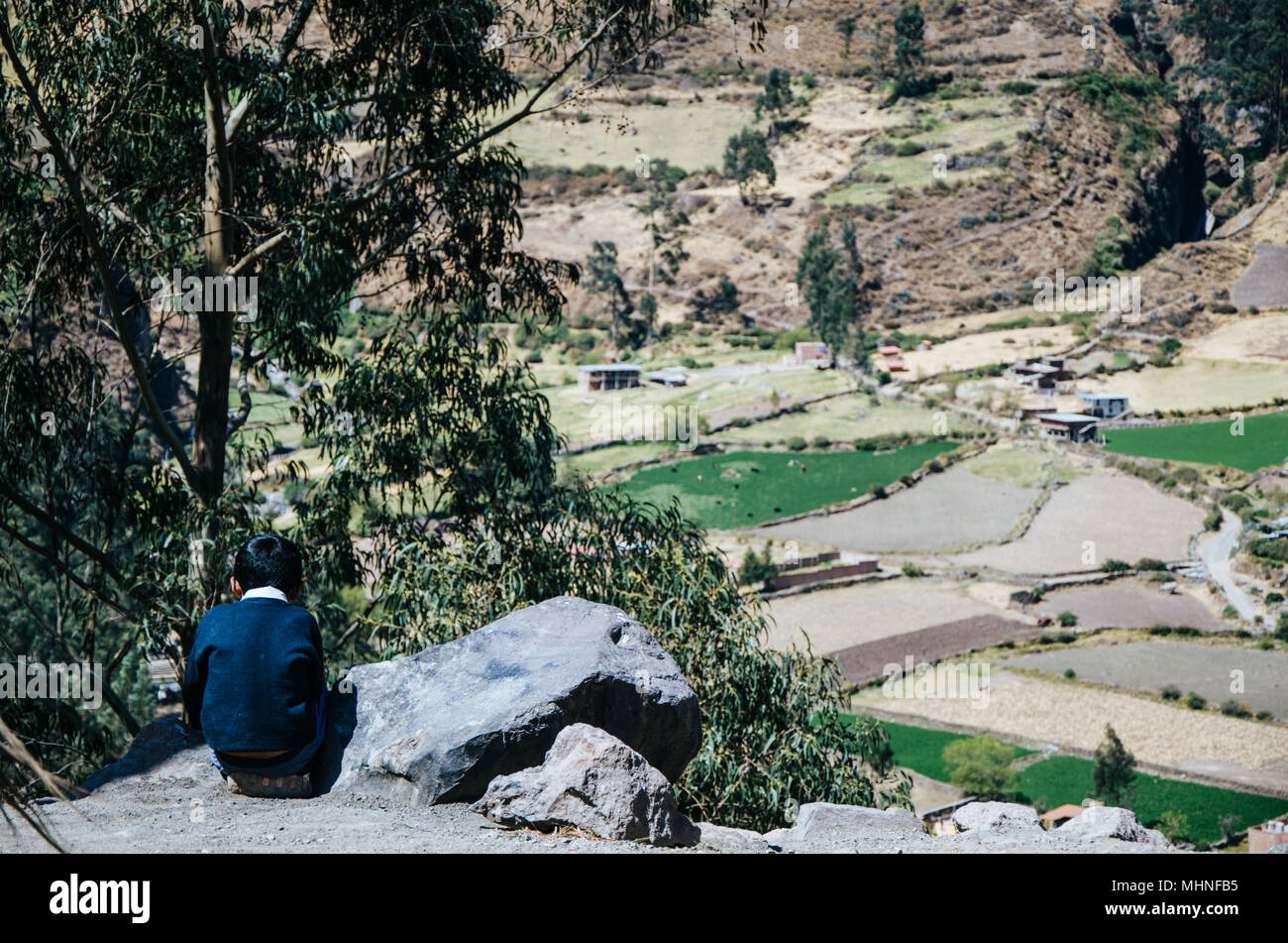 Landscape of Canta - Lima - Peru Stock Photo - Alamy