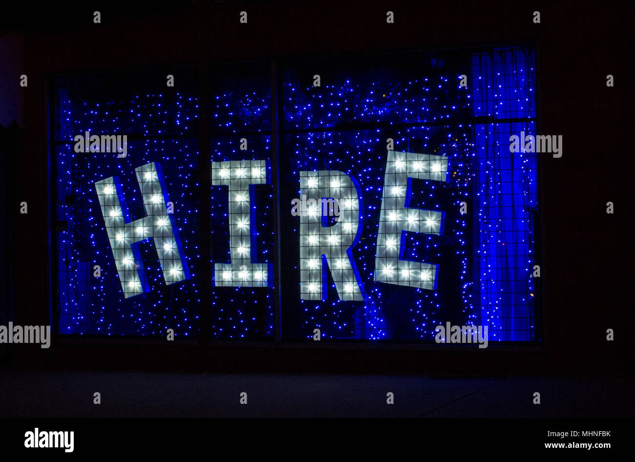 Lighted letters hi-res stock photography and images - Alamy