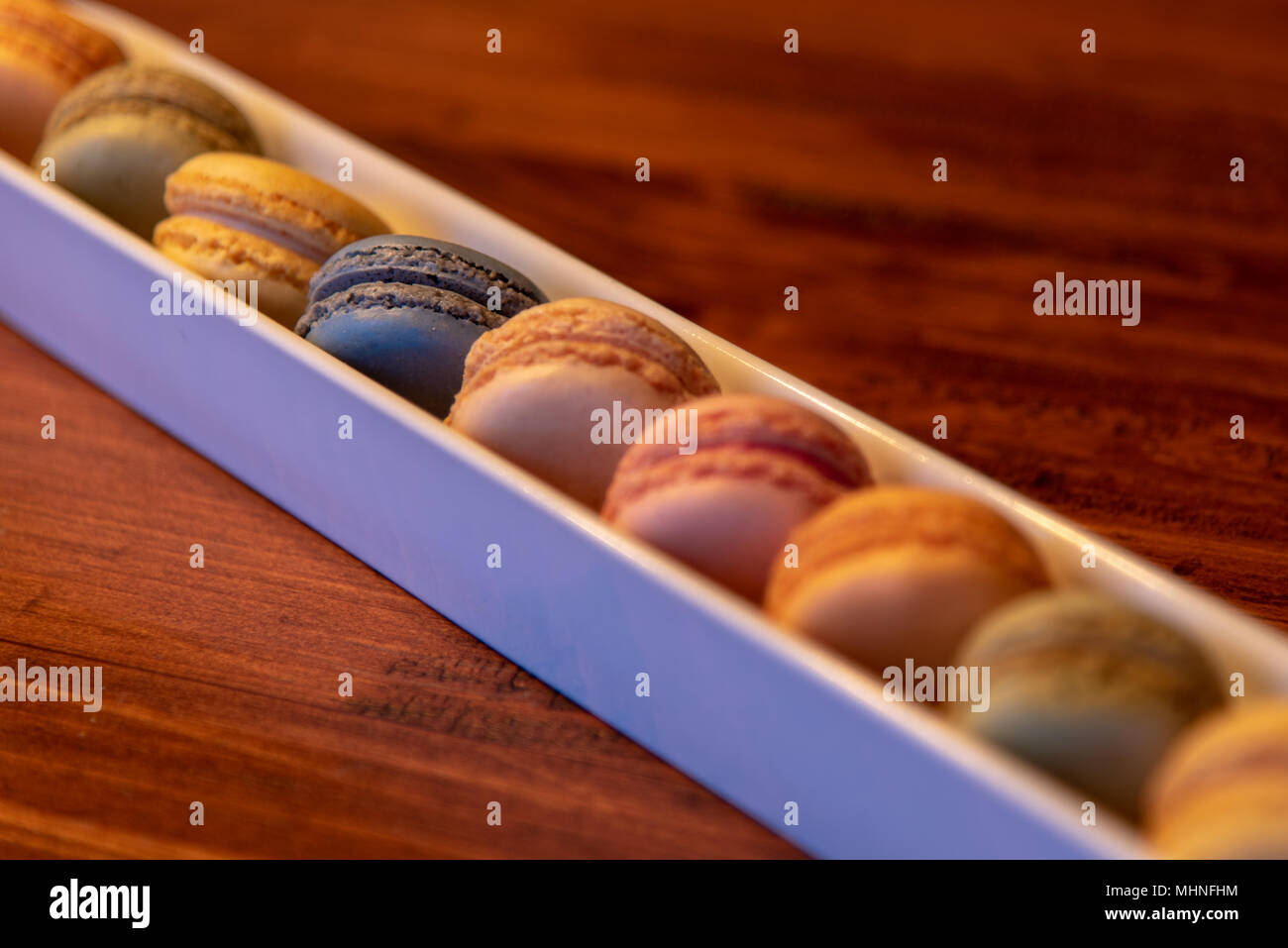 Colorful French Macarons Stock Photo - Alamy