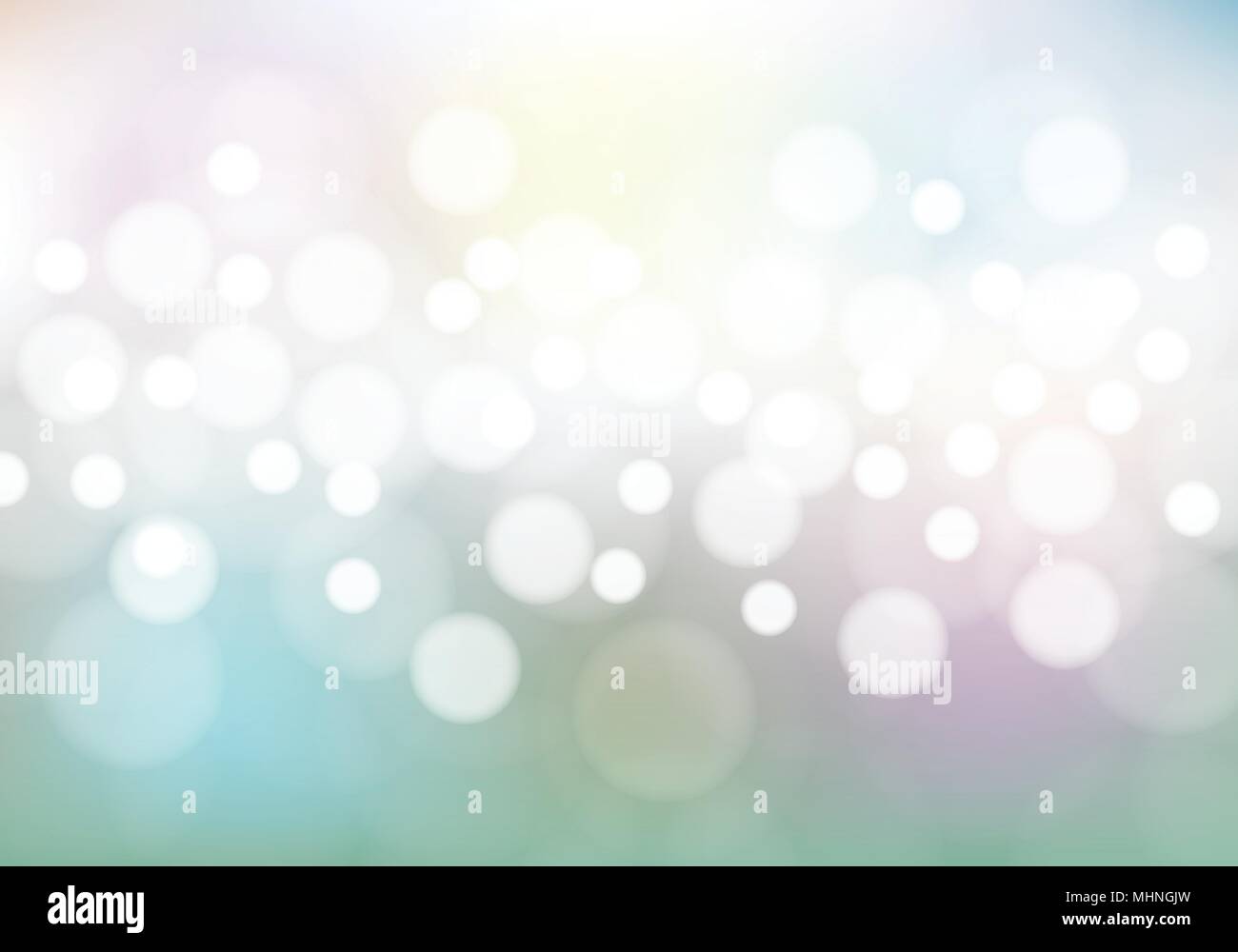 Abstract bokeh on soft color background vector illustration Stock ...