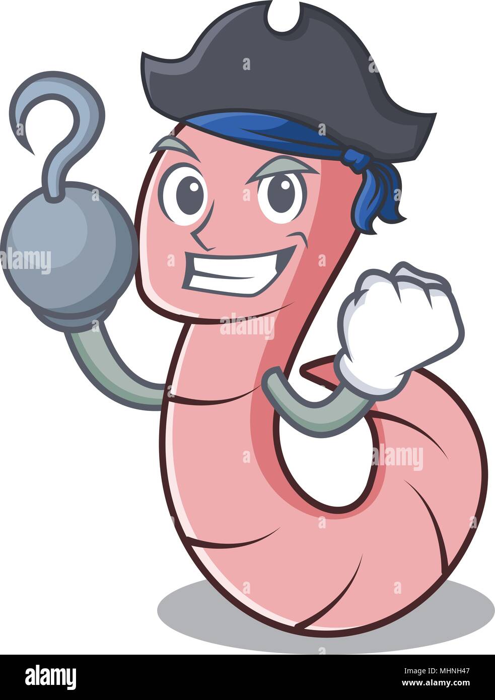 Pirate worm character cartoon style Stock Vector Image & Art - Alamy