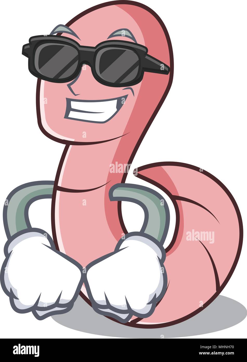 Super cool worm character cartoon style Stock Vector Image & Art - Alamy