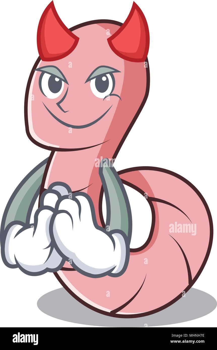 Devil worm Stock Vector Images - Alamy