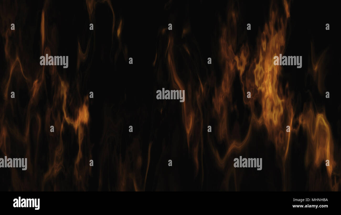 Burning Fire and Flames On Black Background 3D Rendering Stock Photo ...