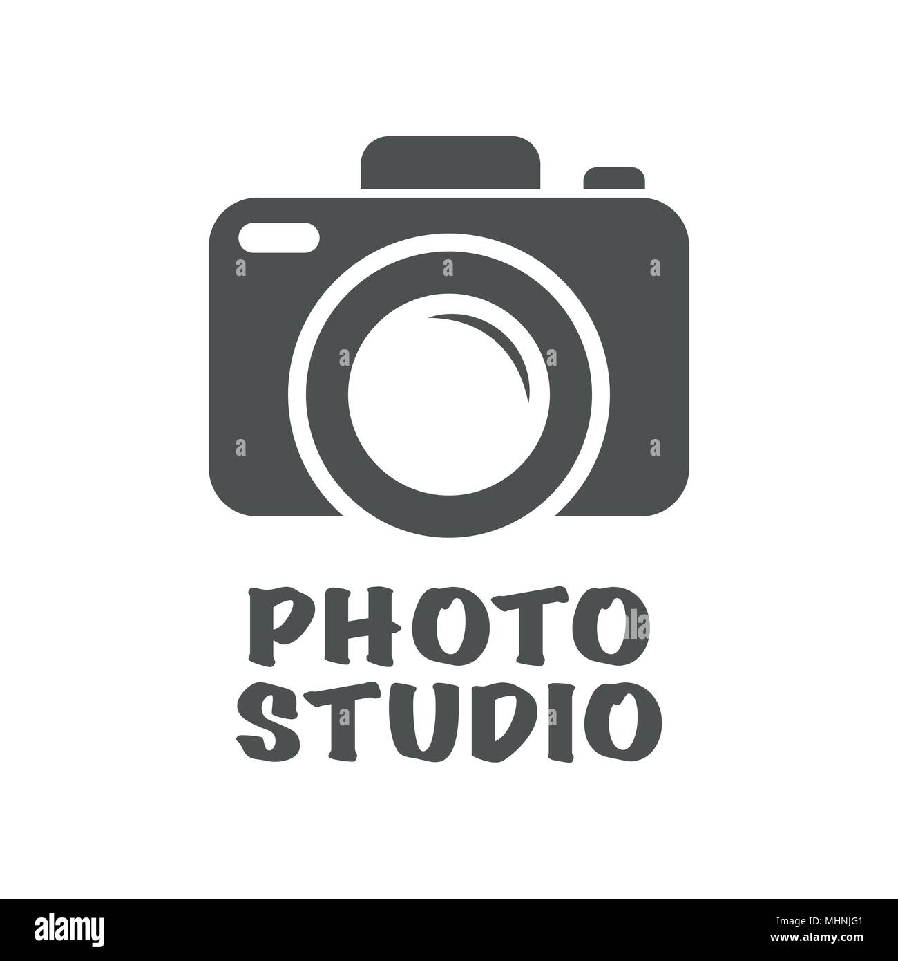 Camera Icon in trendy flat style isolated on white background. Camera ...