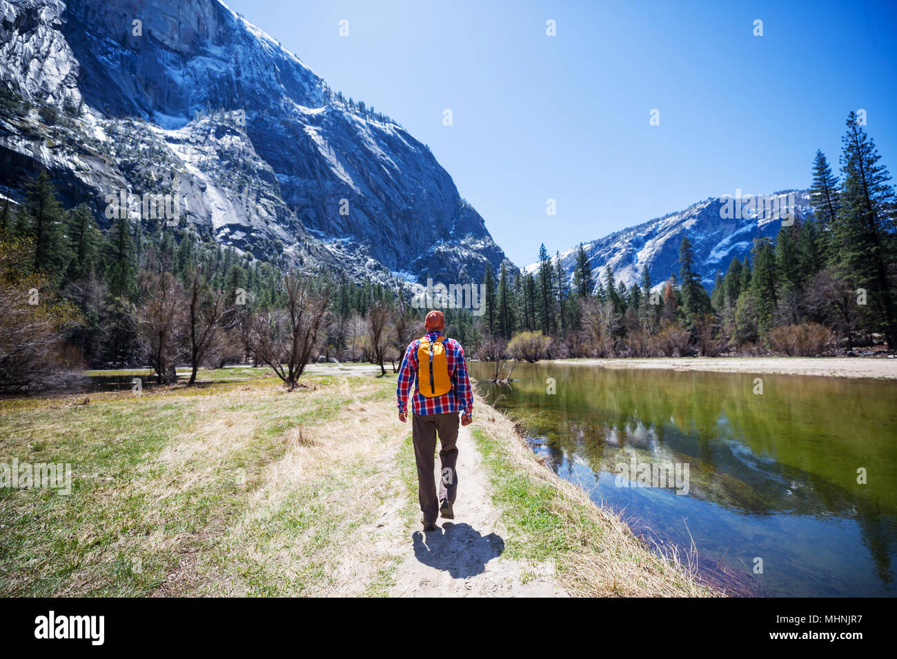 Beautiful early spring landscapes in Yosemite National Park, Yosemite ...