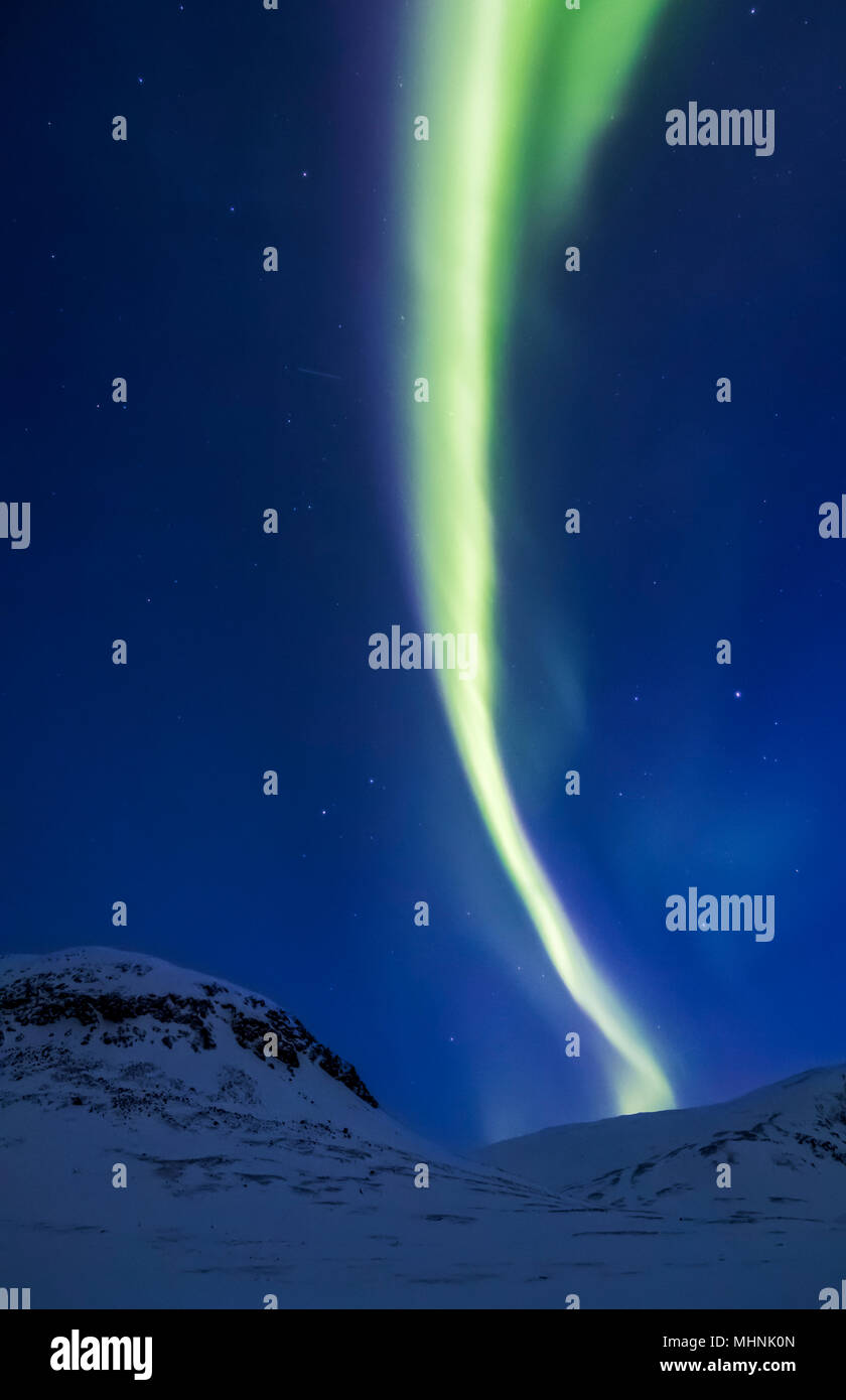 Northern lights in the arctic Stock Photo - Alamy