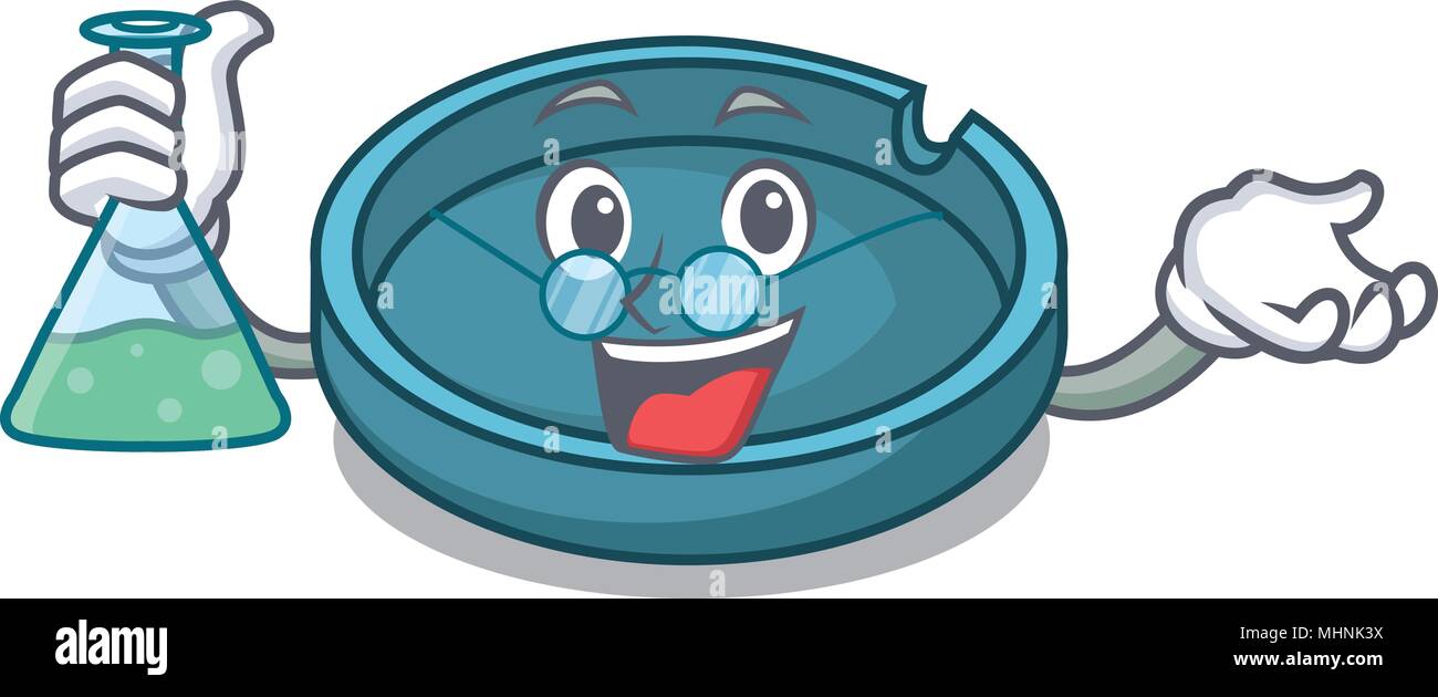 Professor ashtray character cartoon style vector illustration Stock ...