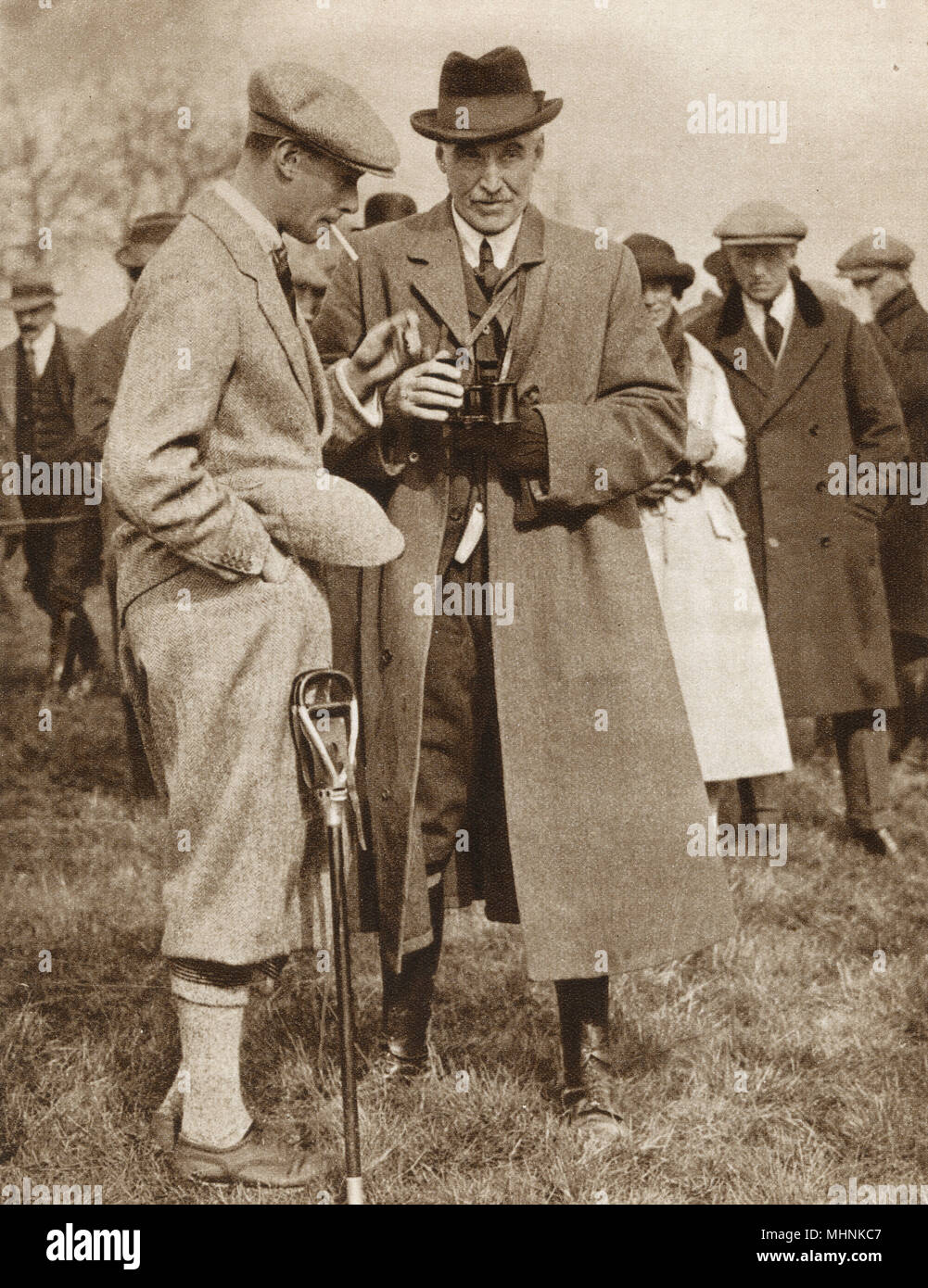 Albert, Duke of York at a meet of the Pytchley Hunt Stock Photo - Alamy